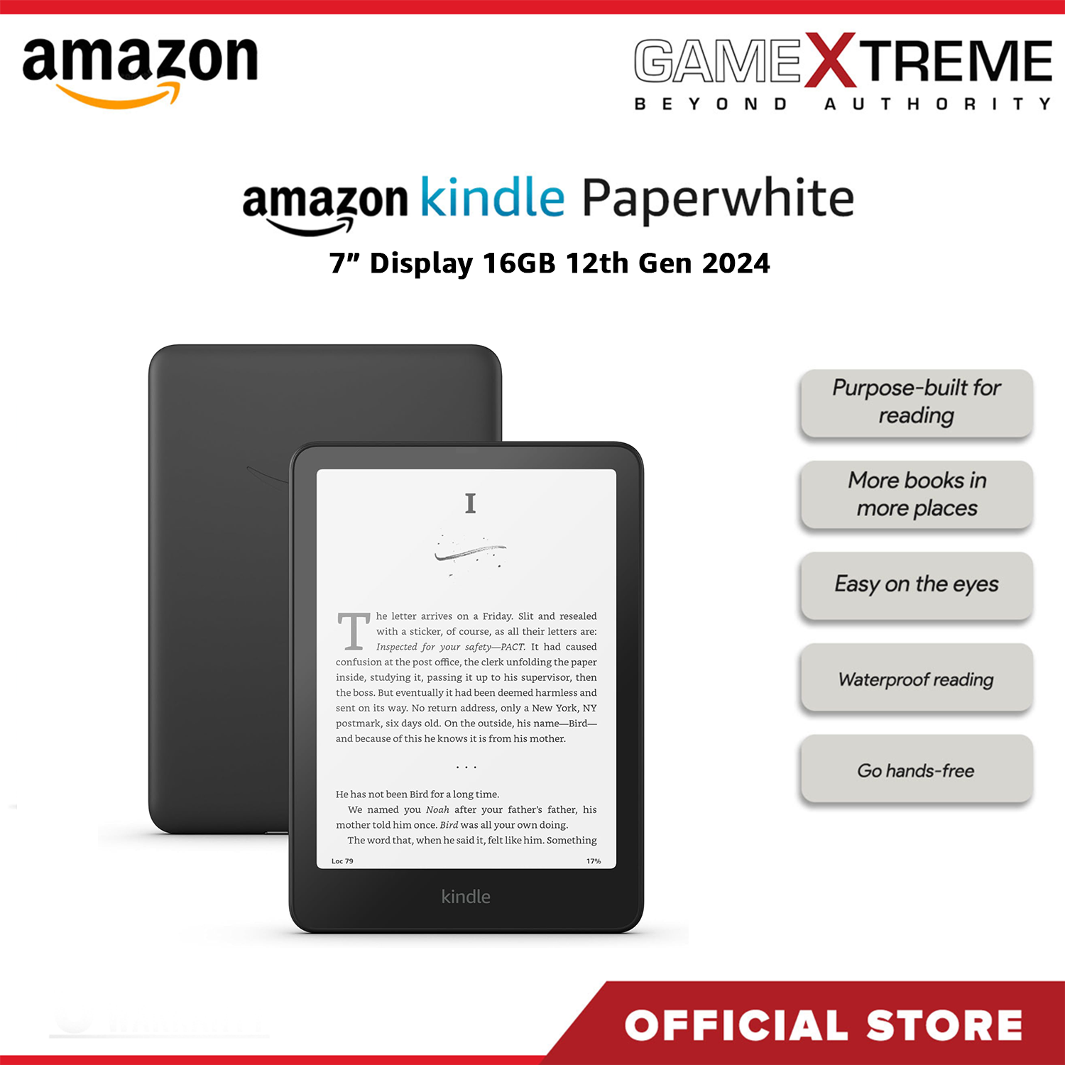 Amazon Kindle Paperwhite 16GB 12th Gen – Our fastest Kindle ever, with ...