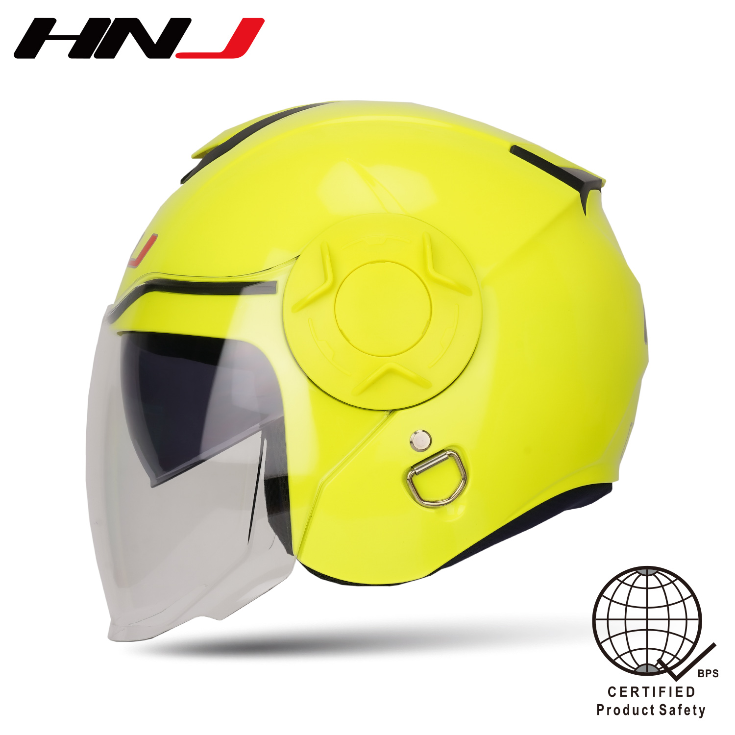 HNJ 869 helmet half face for motorcycle women dual visor half face ...