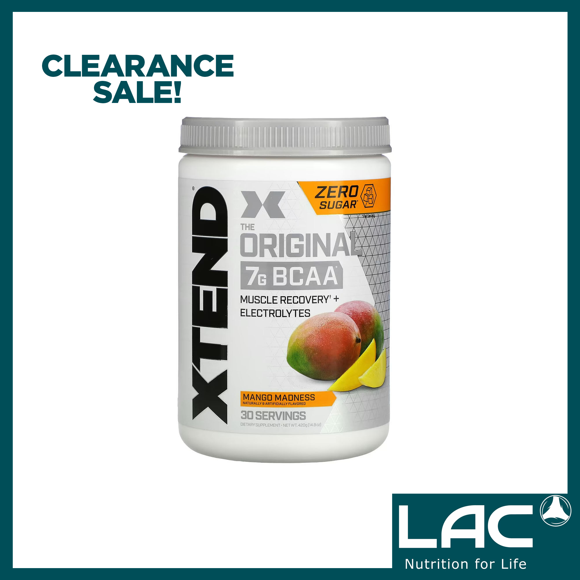 XTEND BCAAs Mango 30 Servings (Best by: December 2023) | Lazada PH