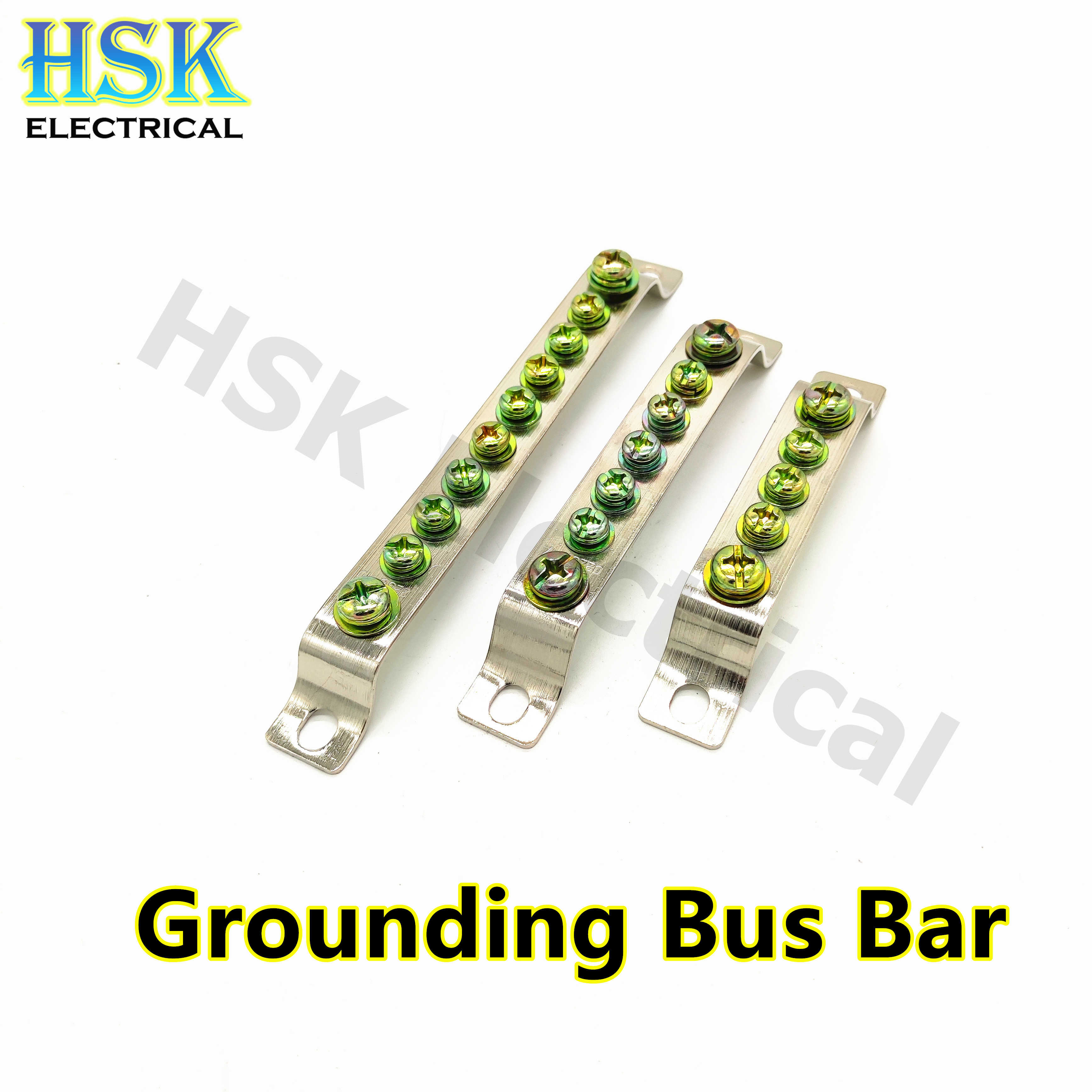 20mm x 1.5mm Grounding Bus Bar 5 Terminal 7 Terminal 10 Terminal ...