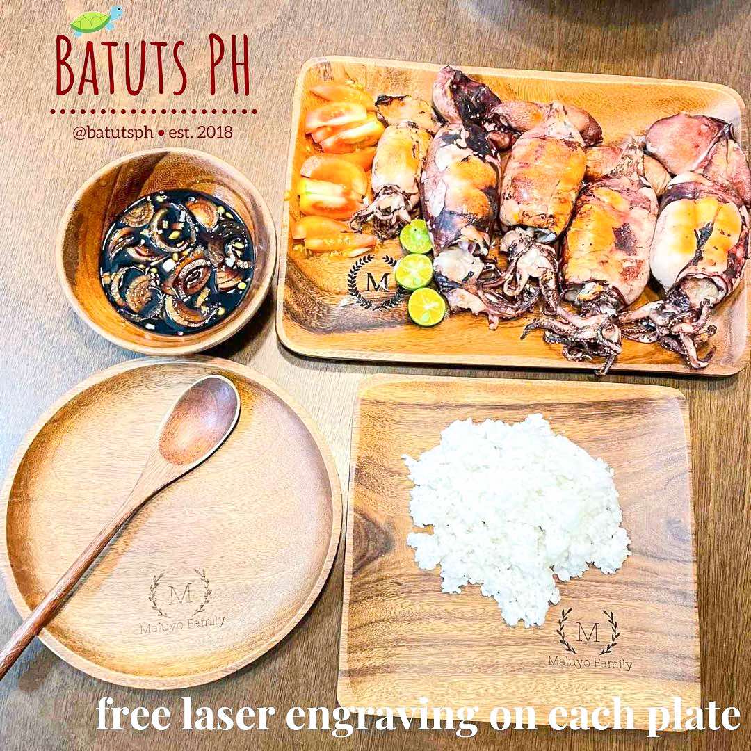 BatutsPh - Personalized Traditional Wooden Plates Charger Plate ...