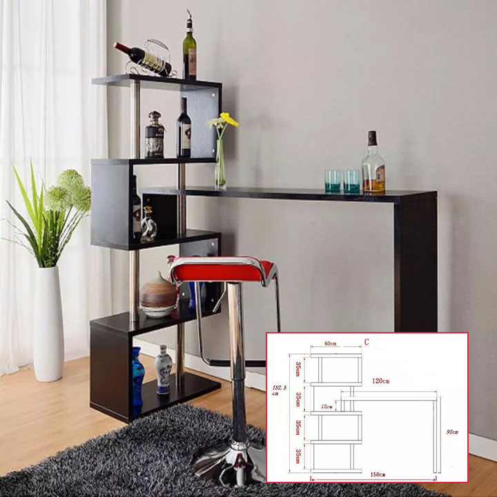 360 Bar Counter Table -360 Degree Rotating Swivel Bar Counter Table ...