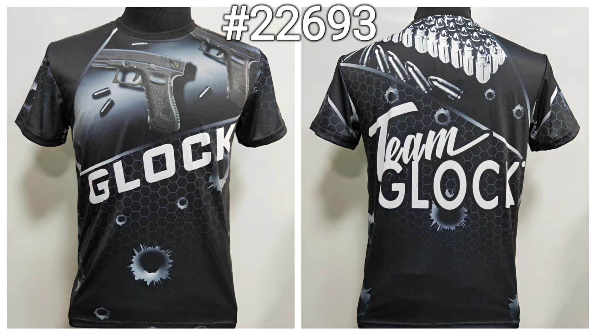 GLOCK TSHIRT Men's Clothing in Full Sublimation Print Sizes Large - 2XL ...