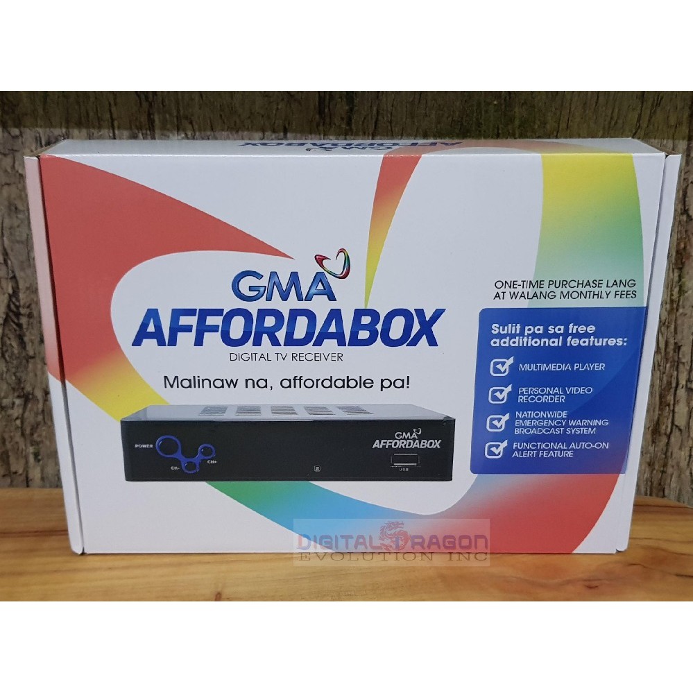 ORIGINAL GMA AFFORDABOX Digital TV Receiver with HDMI CABLE | Lazada PH