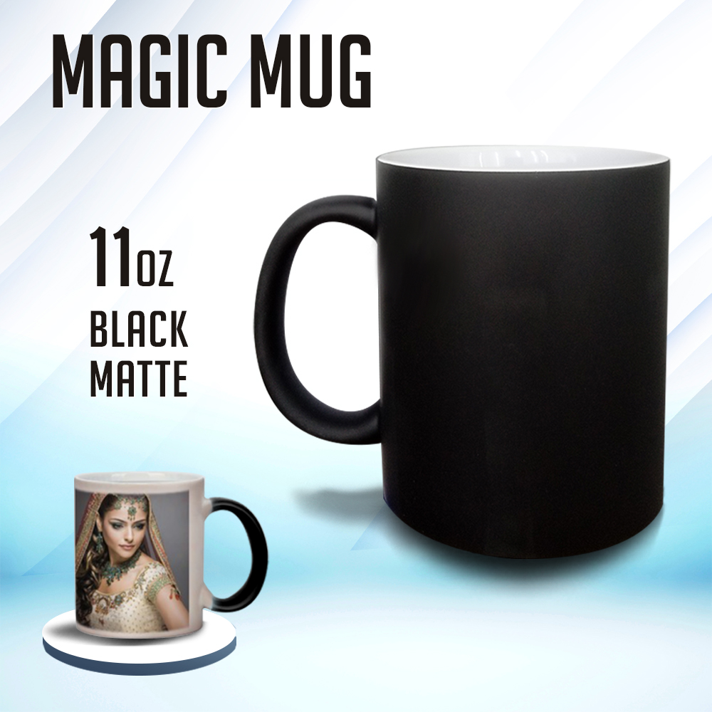 QUAFF Sublimation Coated Printable Magic Mug Matte / Glossy 11oz (Blanks) | Lazada PH