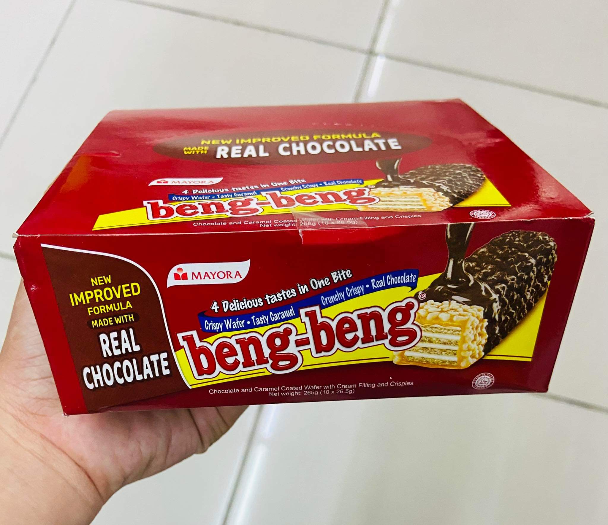 beng-beng Crunchy Wafer Caramel Chocolate 265g/95g ️ | Lazada PH