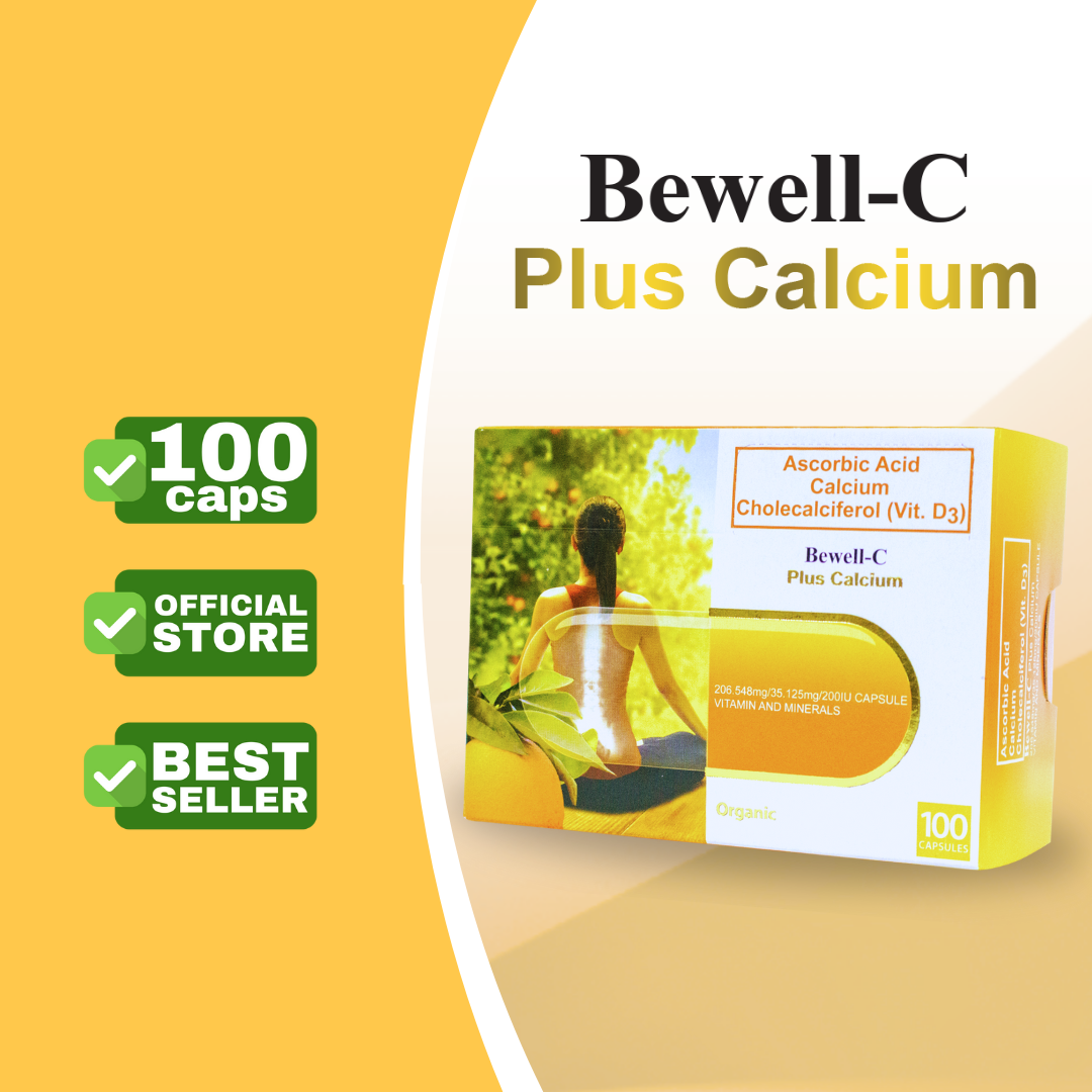 Bewell-C Plus CALCIUM 3 in 1 Vitamin C with Calcium Supplement 1000mg ...