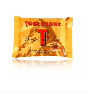 TOBLERONE Tiny Swiss Milk Chocolate Bar Bites with Honey and Almond ...