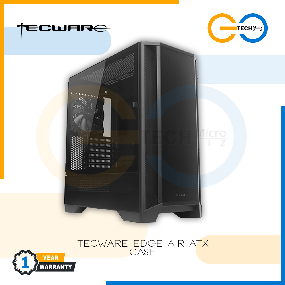 Tecware Edge Air Black ATX PC Case | Lazada PH