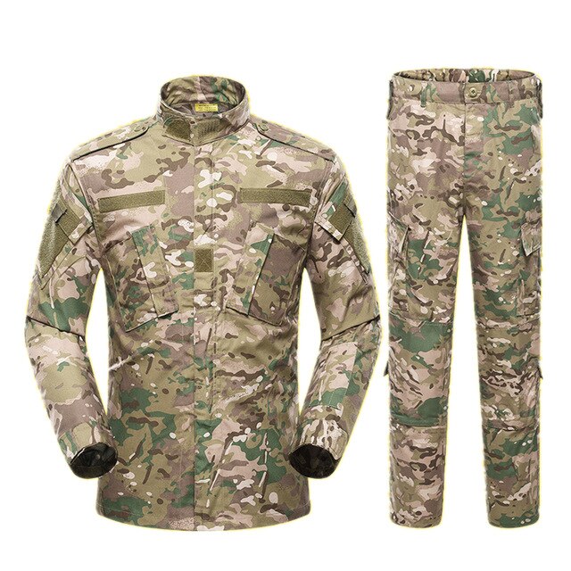 ۩ 5Color Men Army Military Uniform Tactical Suit ACU Forces Shirt Coat ...