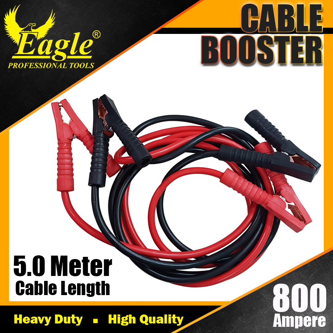 Eagle Professional Tools Cable Booster Cable Jump Leads 800 AMPS ...