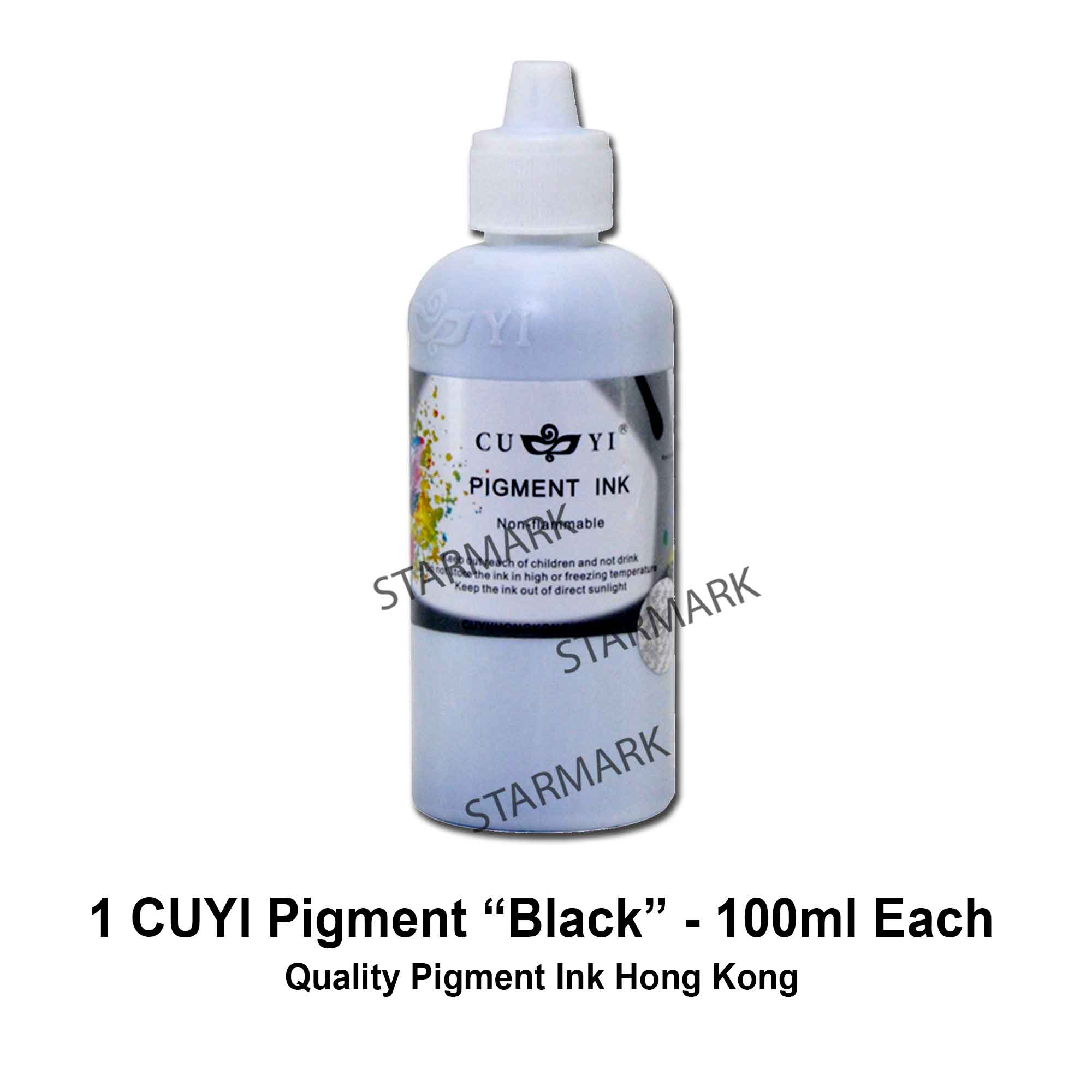 1 Bottle Cuyi Pigment Ink Hong Kong Inks 100ml each - Black | Lazada PH