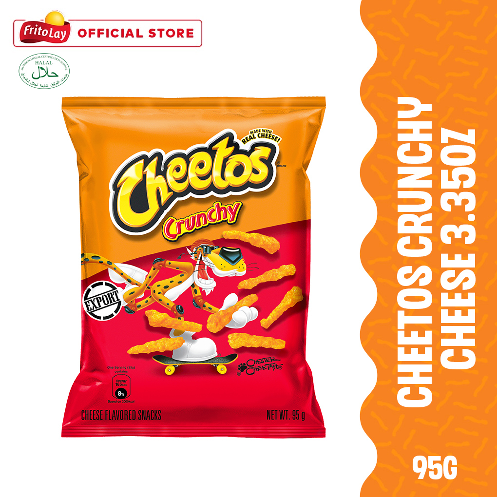 Cheetos Crunchy Cheese Flavoured Snack 95g | Lazada PH