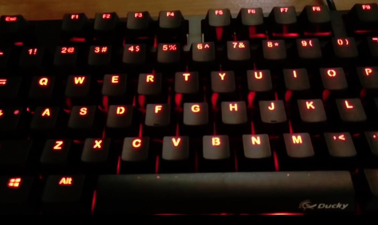 PinkleHub DUCKY CHANNEL Ducky One, Red LED, Mechanical Keyboard ...