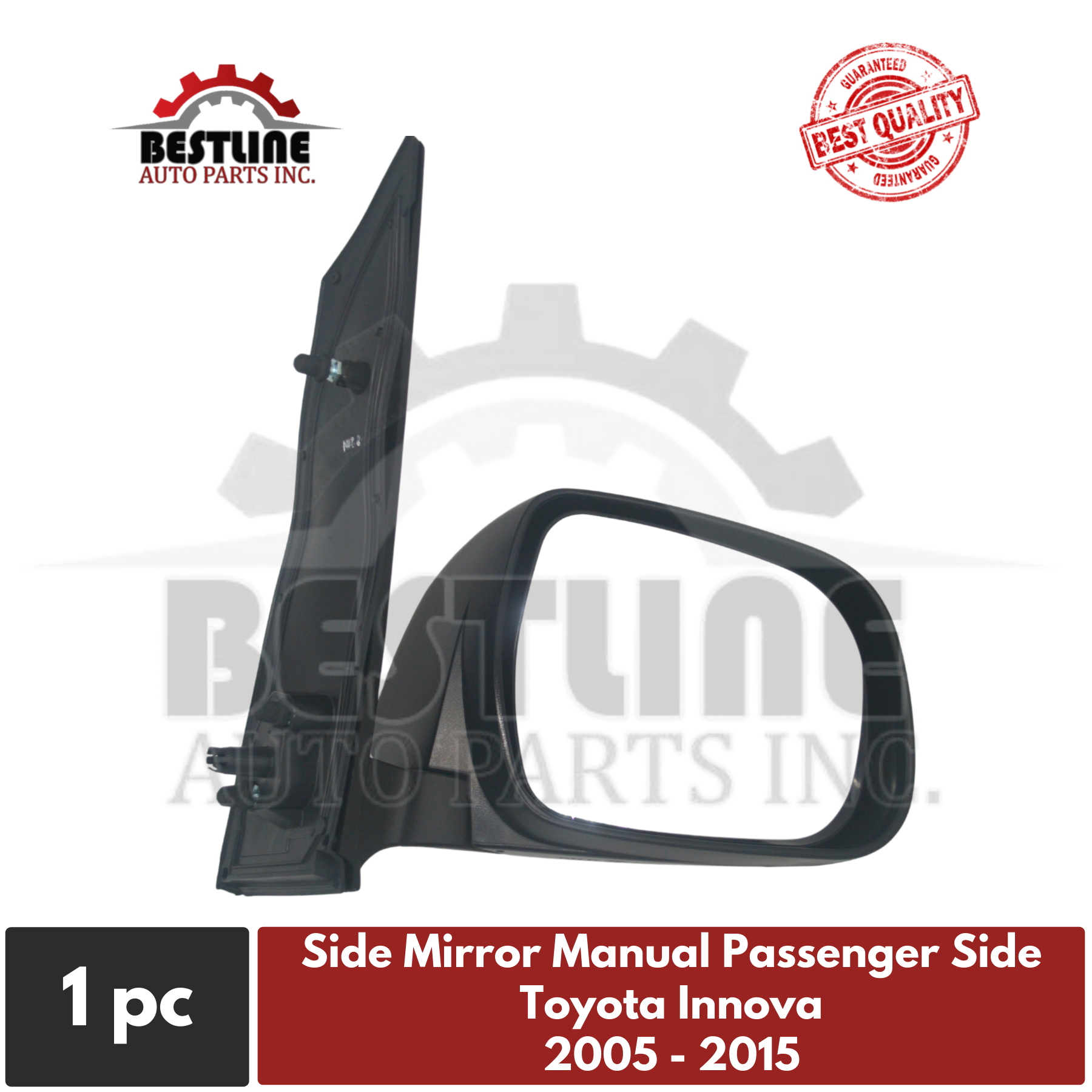 Side Mirror Assembly Manual Passenger Side (Right Side) for Toyota ...