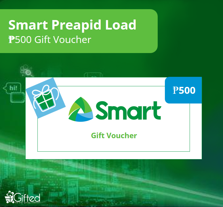 Smart Prepaid Load PHP 500 Gift Voucher | Lazada PH