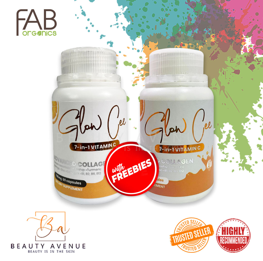 [VARIATION] Glow Cee 7-in-1 Vitamin C 60 Caps and Glow Cee 30caps (with ...