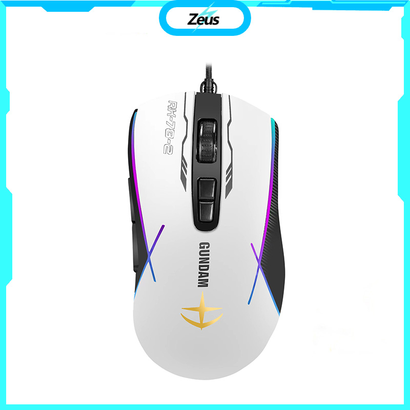 Zeus x Gundam ( GD-001 ) RGB LED Wired Gaming Mouse RGB Backlit - CD GD ...
