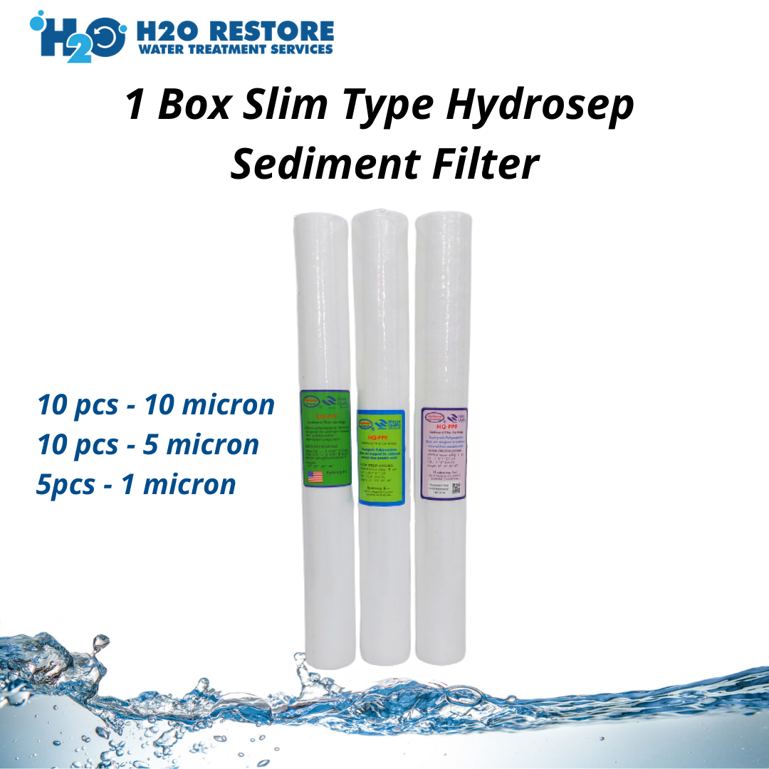 Sediment Filter Hydrosep 1 box / 25 pcs Assorted 10 microns, 5 micron ...