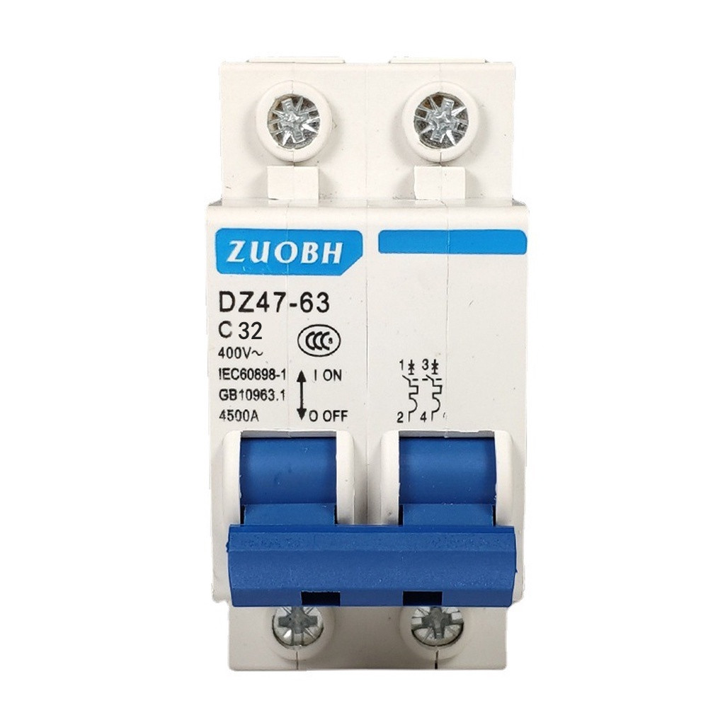 DZ47-63 Economic 2P AC Electric Circuit Breaker mcb CE Approved ...