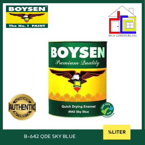 BOYSEN QDE SKY BLUE 1LITER AND ¼LITER | Lazada PH