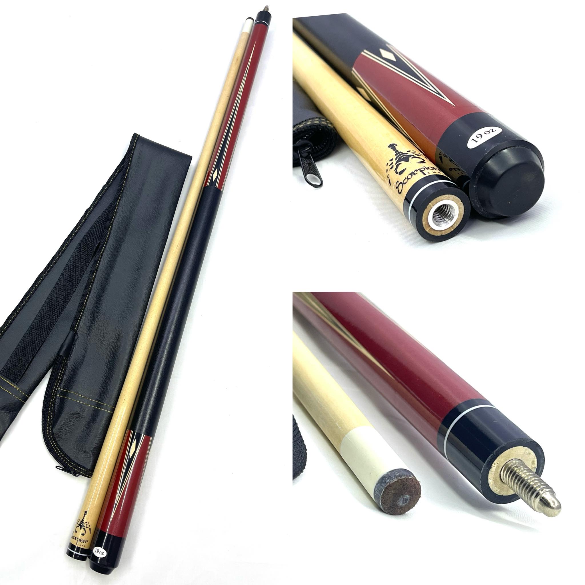 SCORPION MAPLE (MAROON) / BILLIARD CUE STICK / TAKO NG BILYARAN | Lazada PH