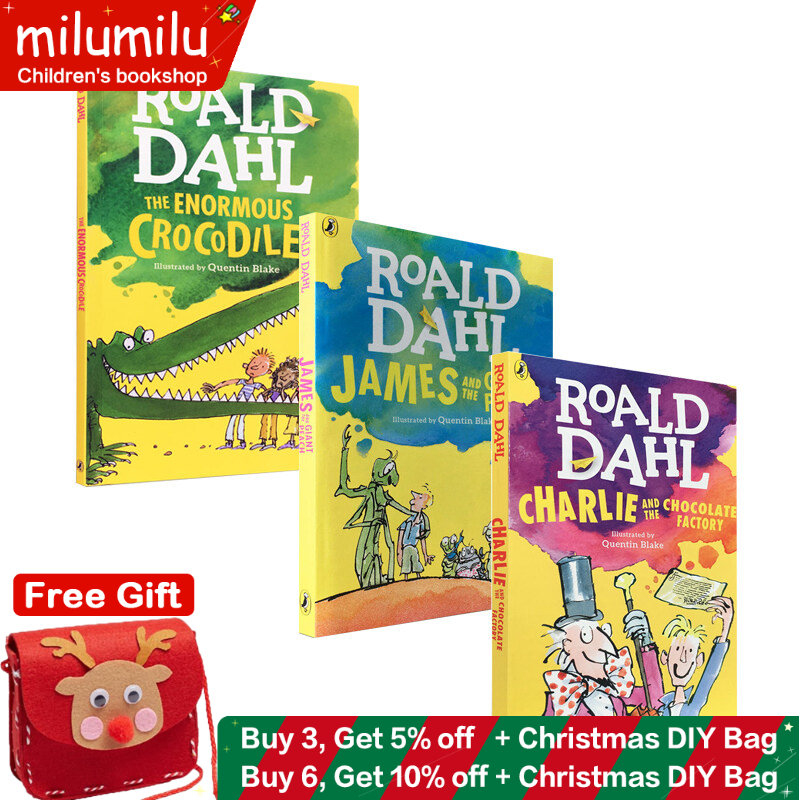 milumilu 3Pcs The Enormous Crocodile/charlie and the chocolate factory ...