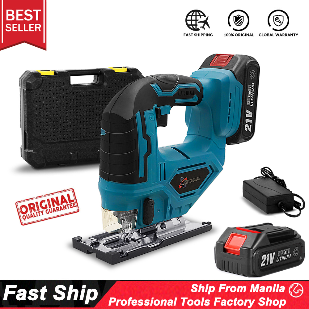 COOFARI 21V 65mm Cordless Jigsaw Electric Jig Saw Portable Multi ...