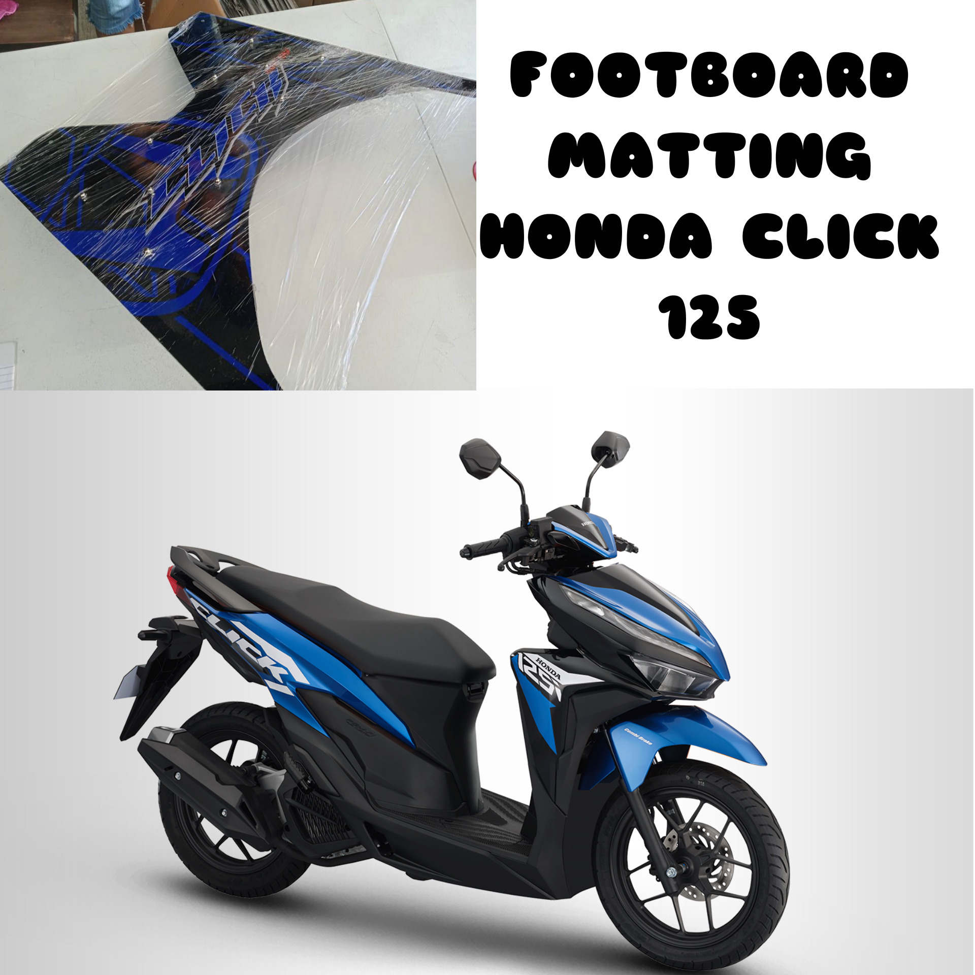 KRS HC-031 HONDA CLICK 125 FOOT BOARD MATTING Durable Acrylic that made ...