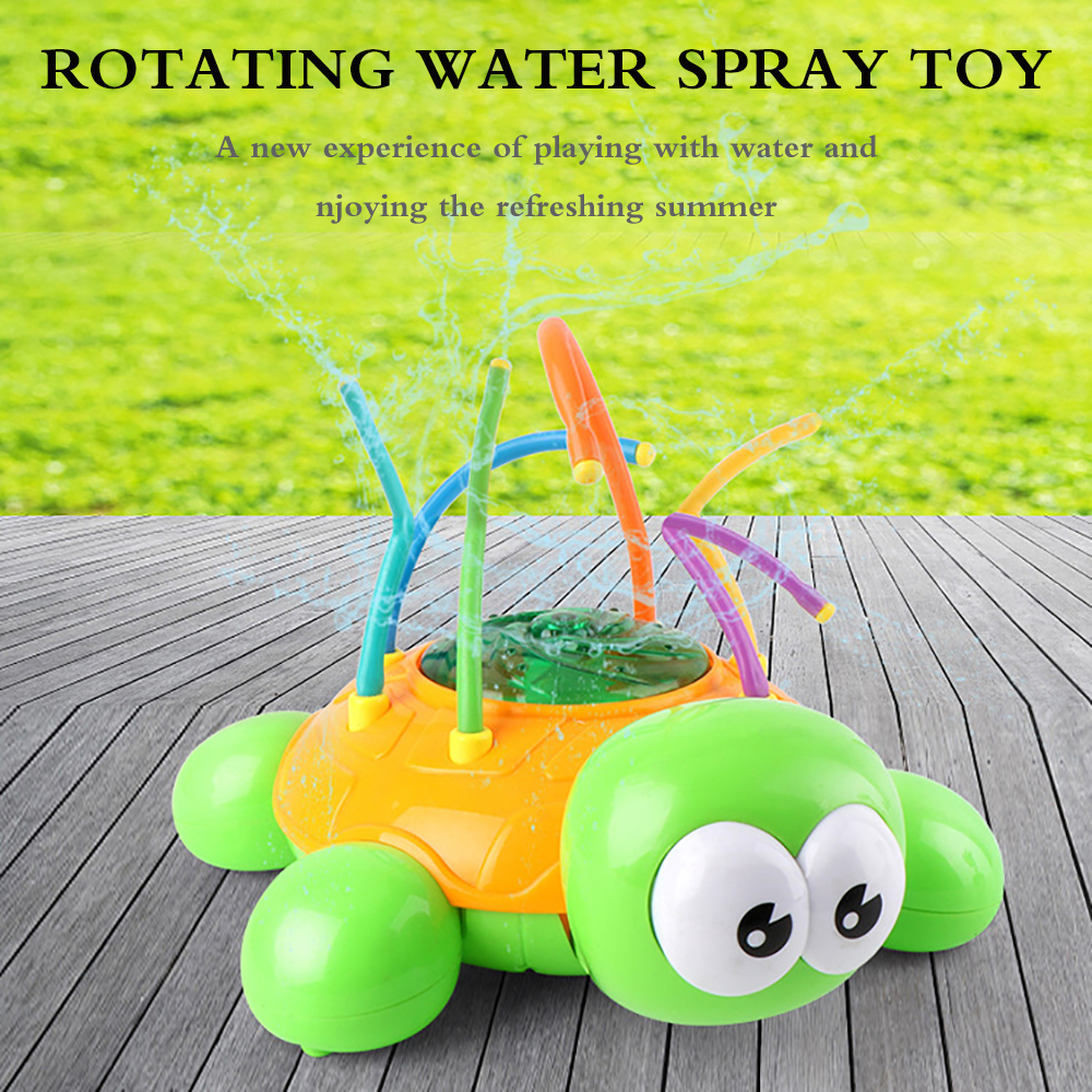 【Big Sale】Water Sprinkler Toy Baby Swirl Spinning Splash Shower Toys ...
