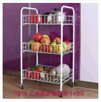 3 Layer Kitchen Storage Rack w/ Wheels | Lazada PH