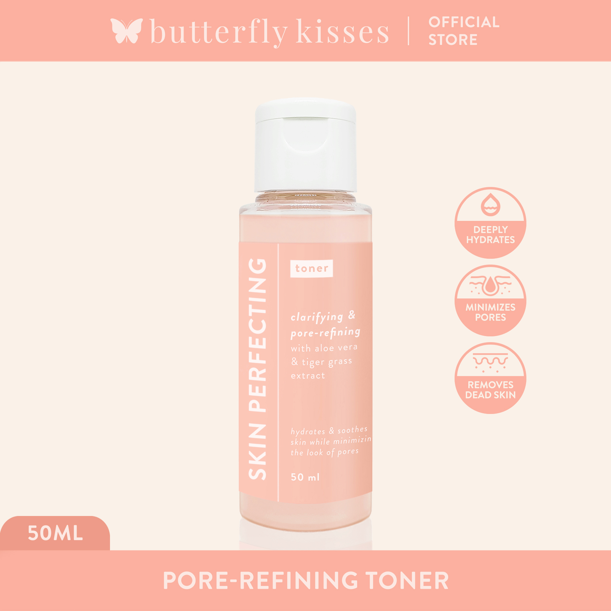 Butterfly Kisses Clarifying & Pore-Refining Toner 50ml | Lazada PH
