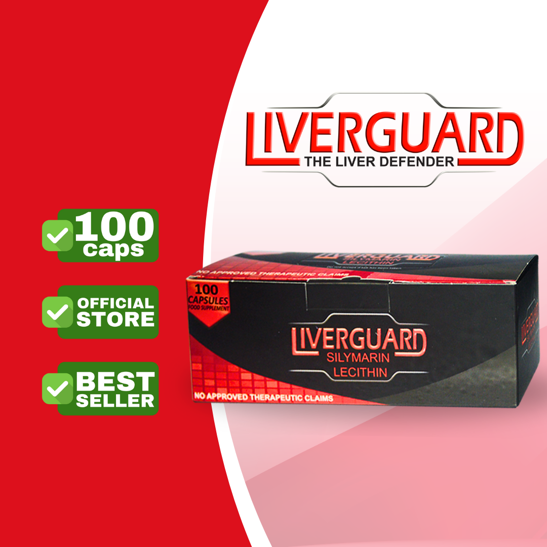 Liverguard Silymarin + Lecithin 500mg Food Supplement Box of 100 ...