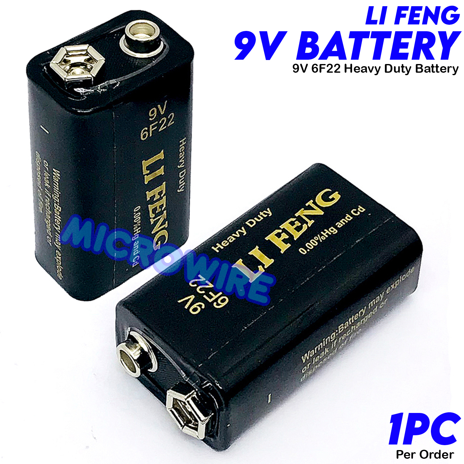 Li Feng 9V 9 Volts Battery Heavy Duty | Lazada PH