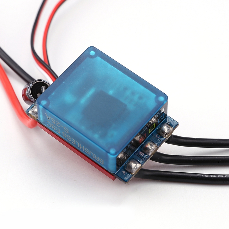 RC Running 25A Brushless ESC Electric Speed Control Waterproof for 1/14 ...