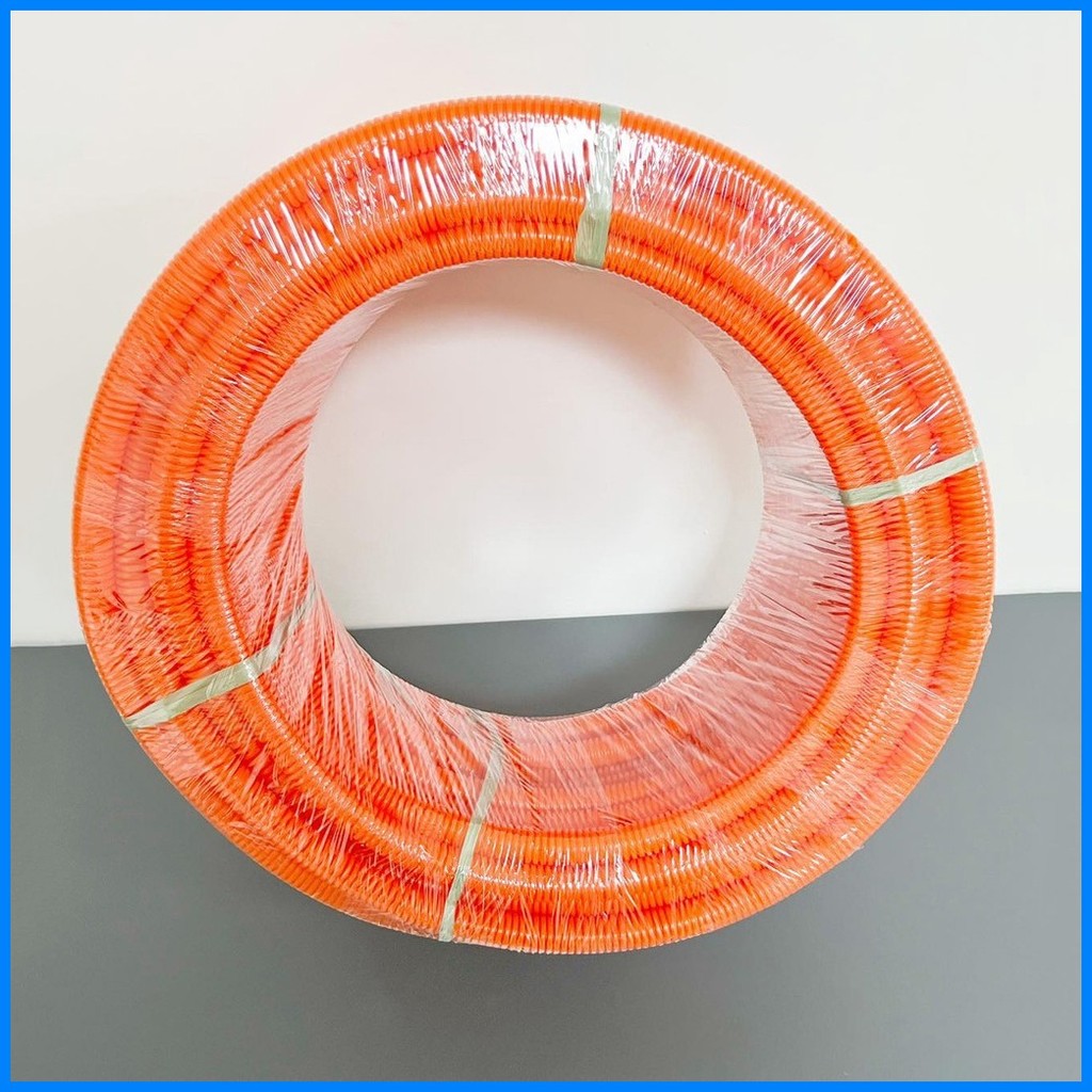 per roll PVC FLEXIBLE HOSE 1/2" X 50 METERS 100 METERS CORRUGATED FLEX PIPE FIRE RETARDANT ...