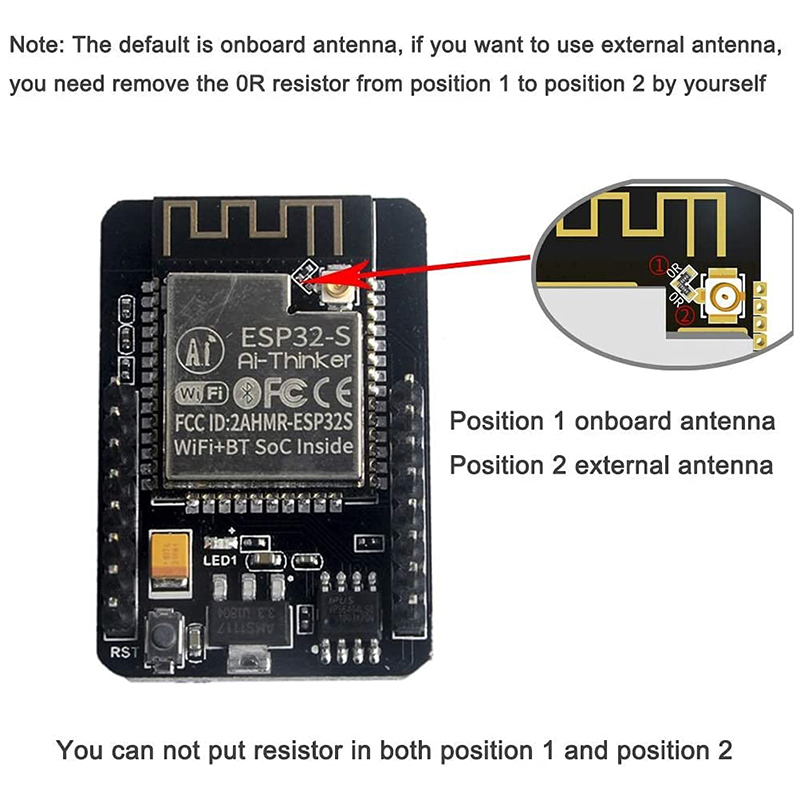 ESP32-CAM ESP32 Camera Module 2MP Camera Development Boar WiFi ...