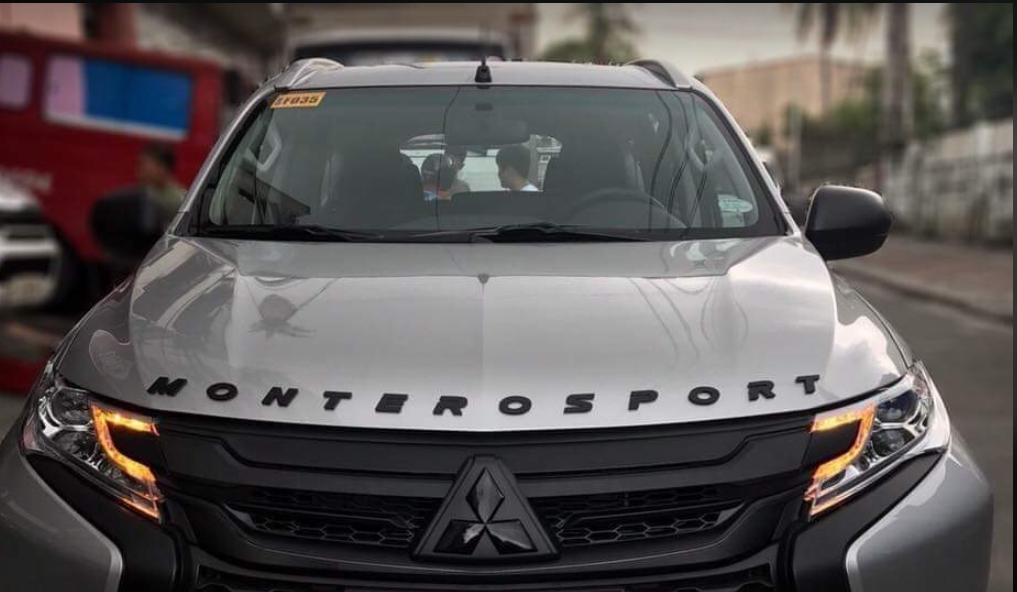 MONTERO SPORT SUV HOOD EMBLEM BLACK MATTE CAR MITSUBISHI DIY solid ...