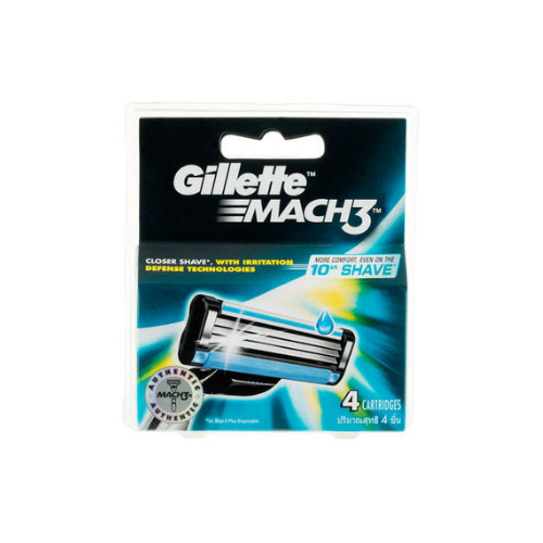 GILLETTE Mach 3 Refills 4's razor blades | Lazada PH