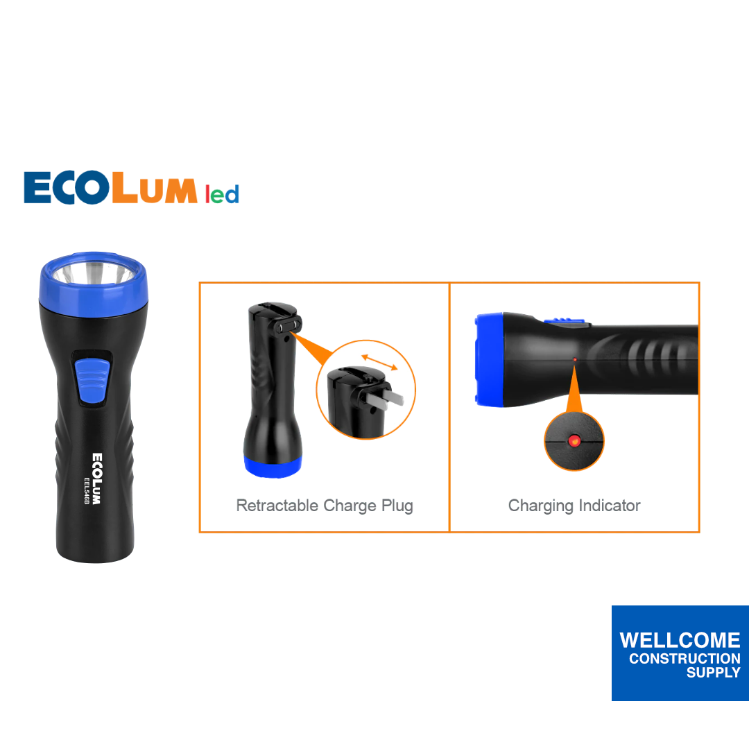 Ecolum Handy Rechargeable LED Flashlight | Lazada PH