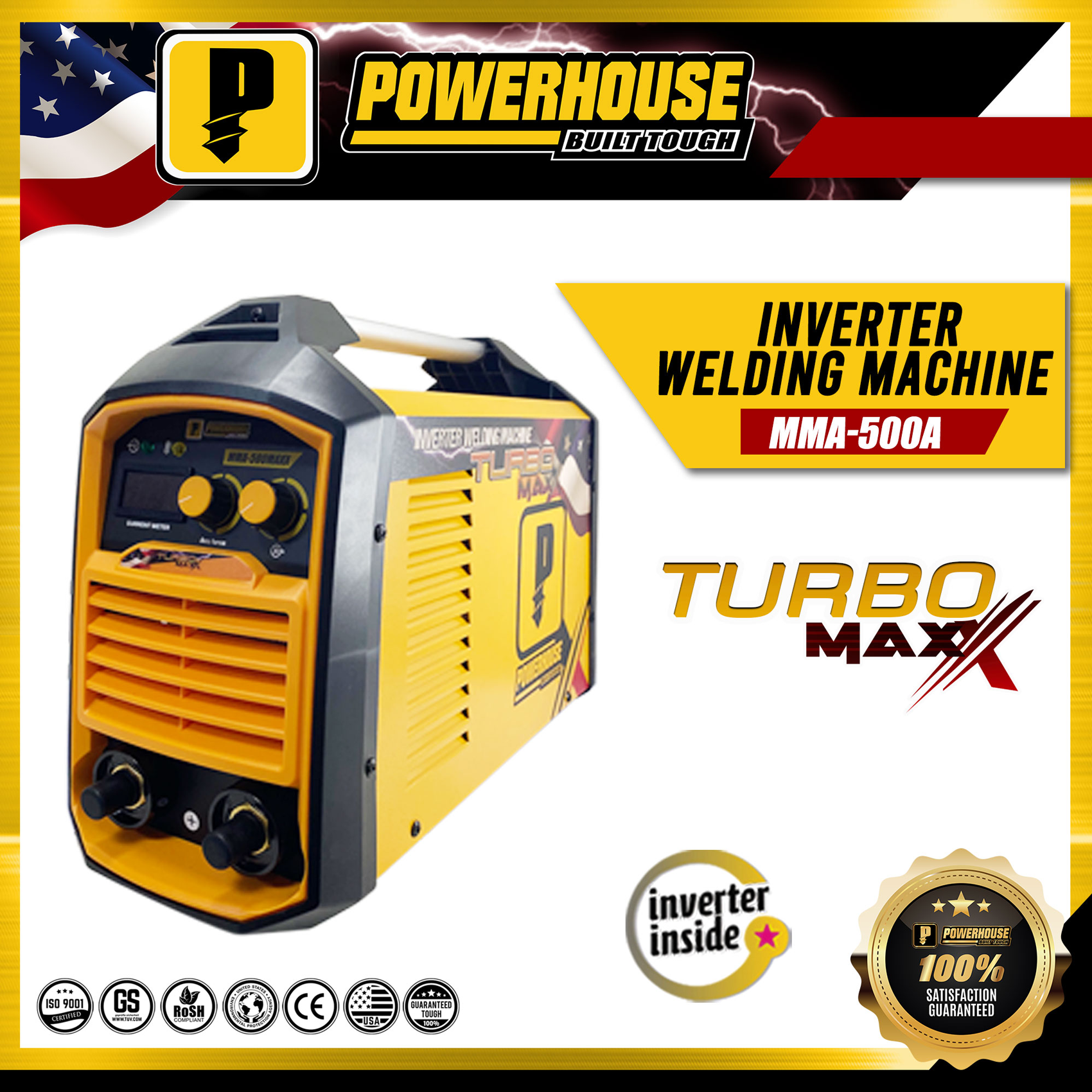 Powerhouse MMA 500A Turbo Maxx DC Inverter Welding Machine | Lazada PH