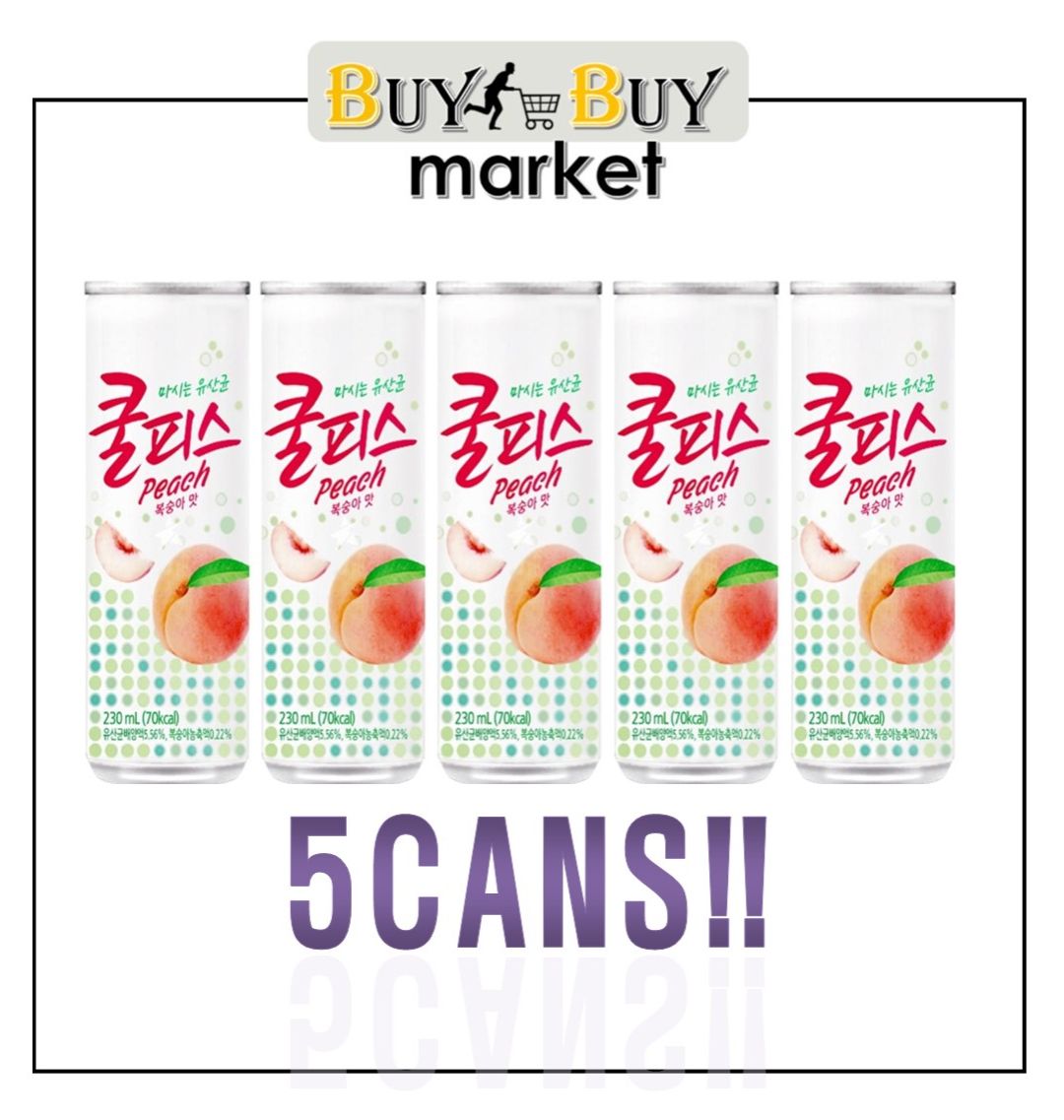 5CANS!! COOLPIS PEACH 230ML 5CANS!!! | Lazada PH