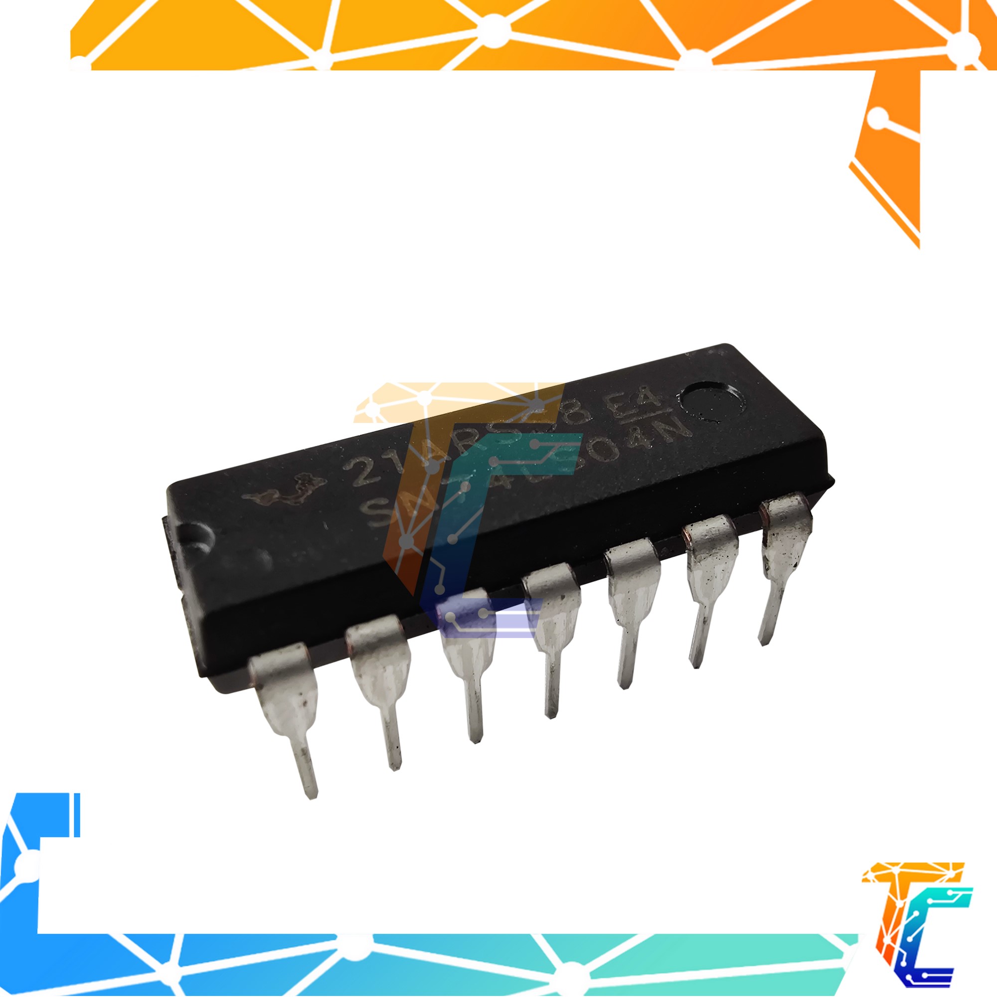 original 74LS04 SN74LS04N DIP14 SN74LS04 DIP 74LS04N 74LS04 7404 new is Hex Inverter NOT gate IC ...