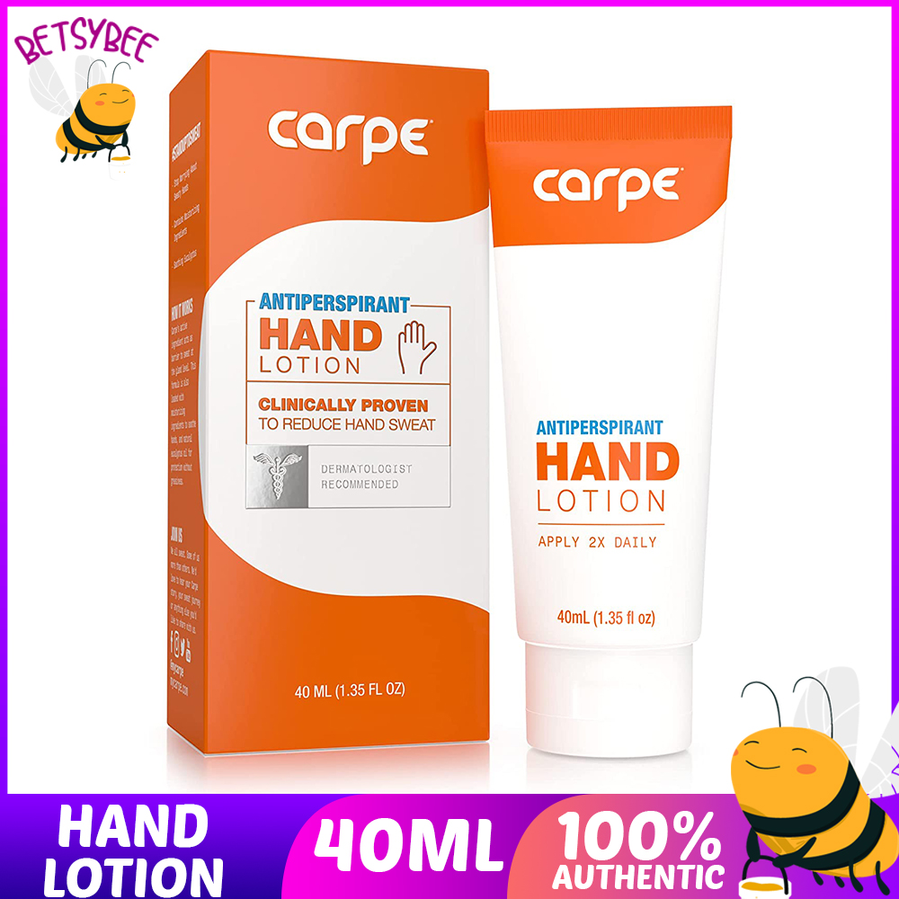 Carpe Antiperspirant Hand Lotion Reduces Hand Perspiration Clinically ...