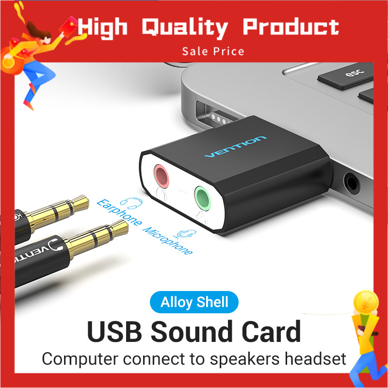 USB Sound Card External Jack Audio USB Adapter USB Sound Card Adapter ...