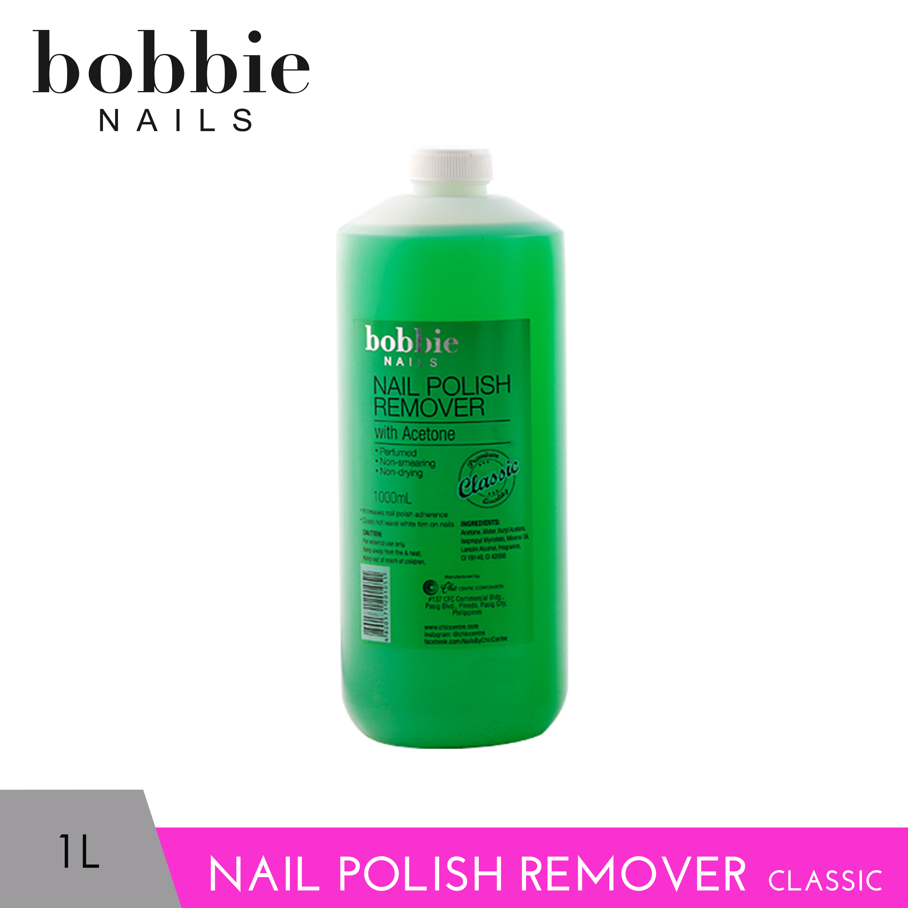 Bobbie Nails Nail Polish Remover Classic 1L | Lazada PH