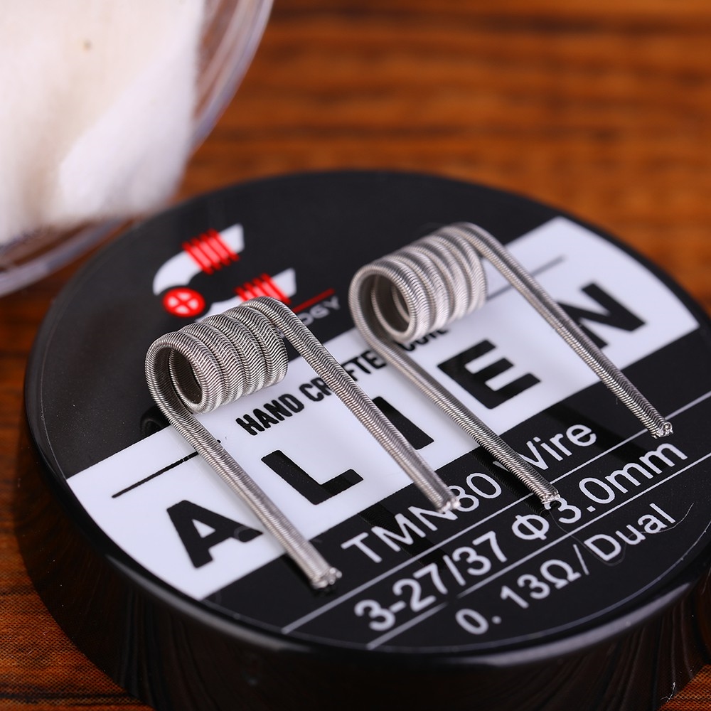 Coilology Prebuilt Twisted Messes Alien Coil (pair) (Ni80 0.13ohm ...