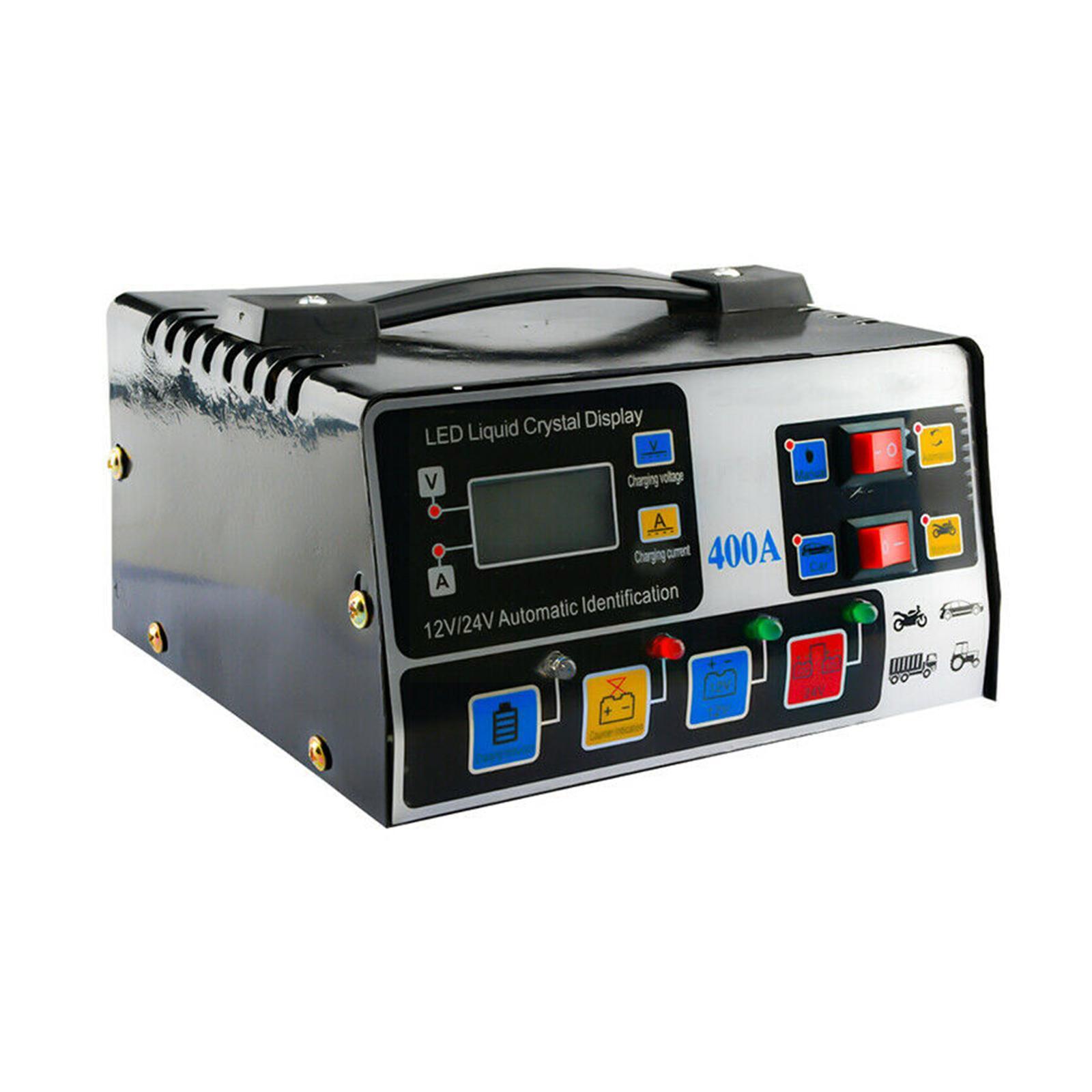 【Ready Stock】Heavy Duty Car Battery Charger Automatic Pulse Trickle ...