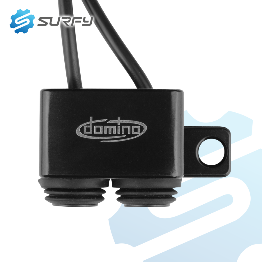 Domino Dual Tri Switch 3ways Switch Side Mirror Mount Surfy Motorcycle ...