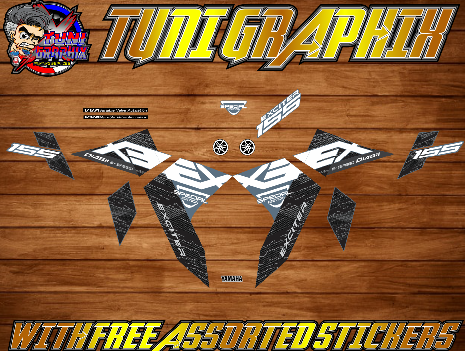 Sniper 155 Vietnam Decals (2023 Splash Special) Y16ZR / EXCITER 155 ...